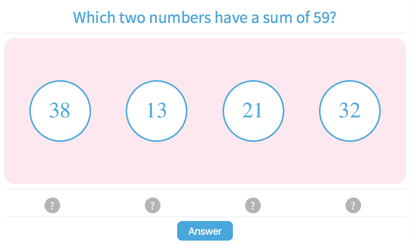 V - Practice with Math Games