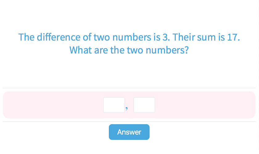 III - Practice with Math Games